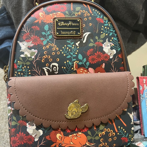 Loungefly | Bags | Loungefly Bambi Tonuske Flower Backpack Disney Parks ...